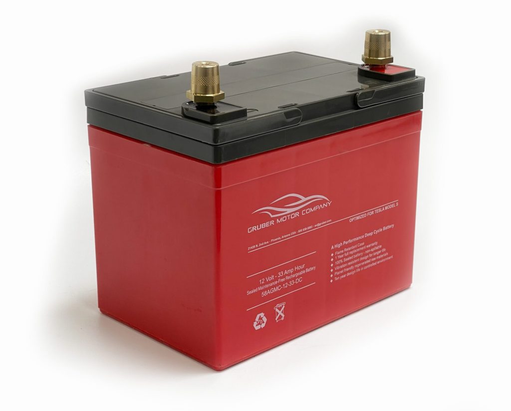 12 Volt Model S Battery - Gruber Motors