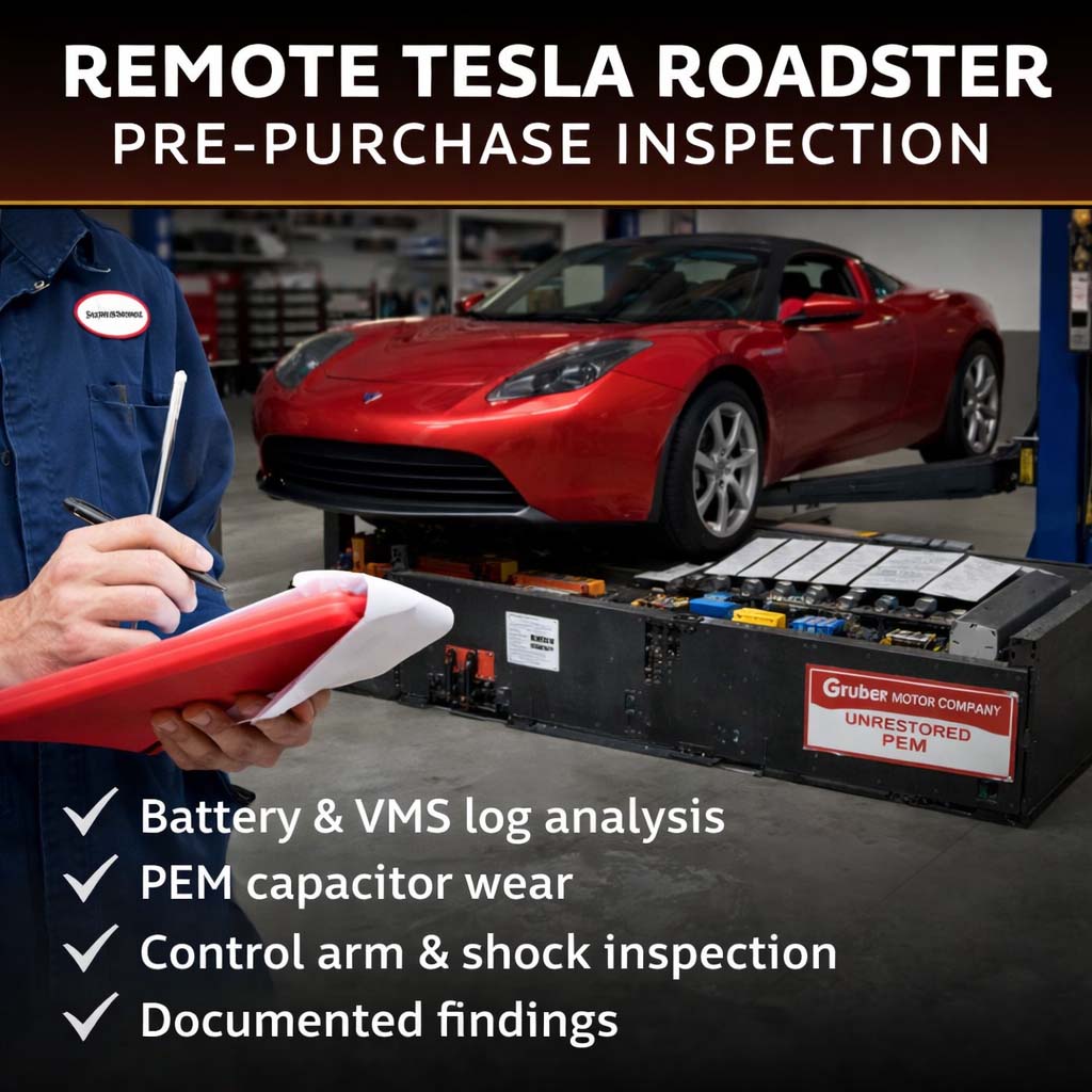 Pre-Purchase Inspection - Remote - Gruber Motors